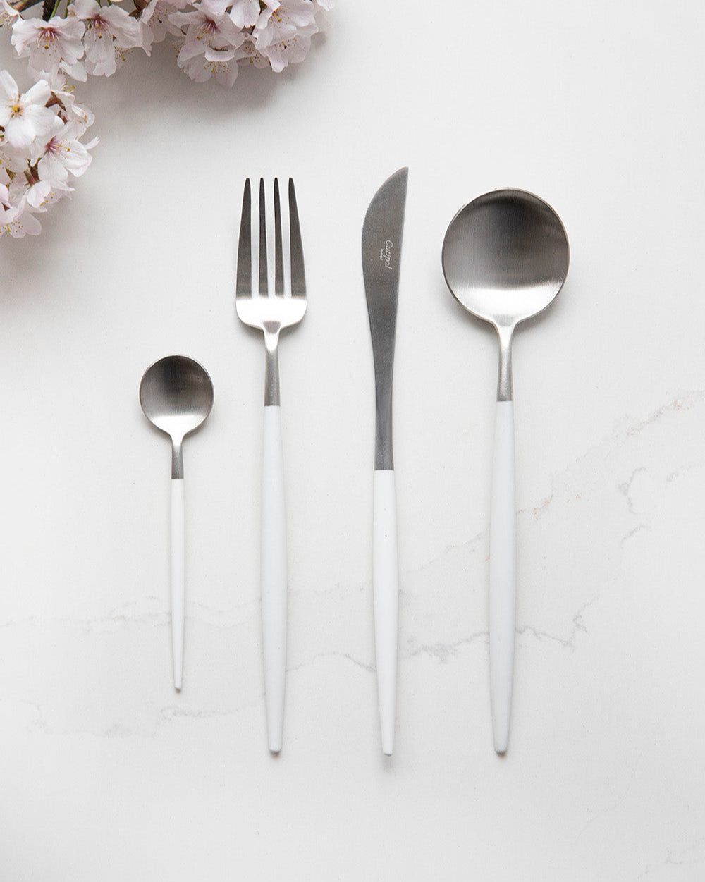 Cutipol Goa White Cutlery Set - 24 Piece GO.006 W