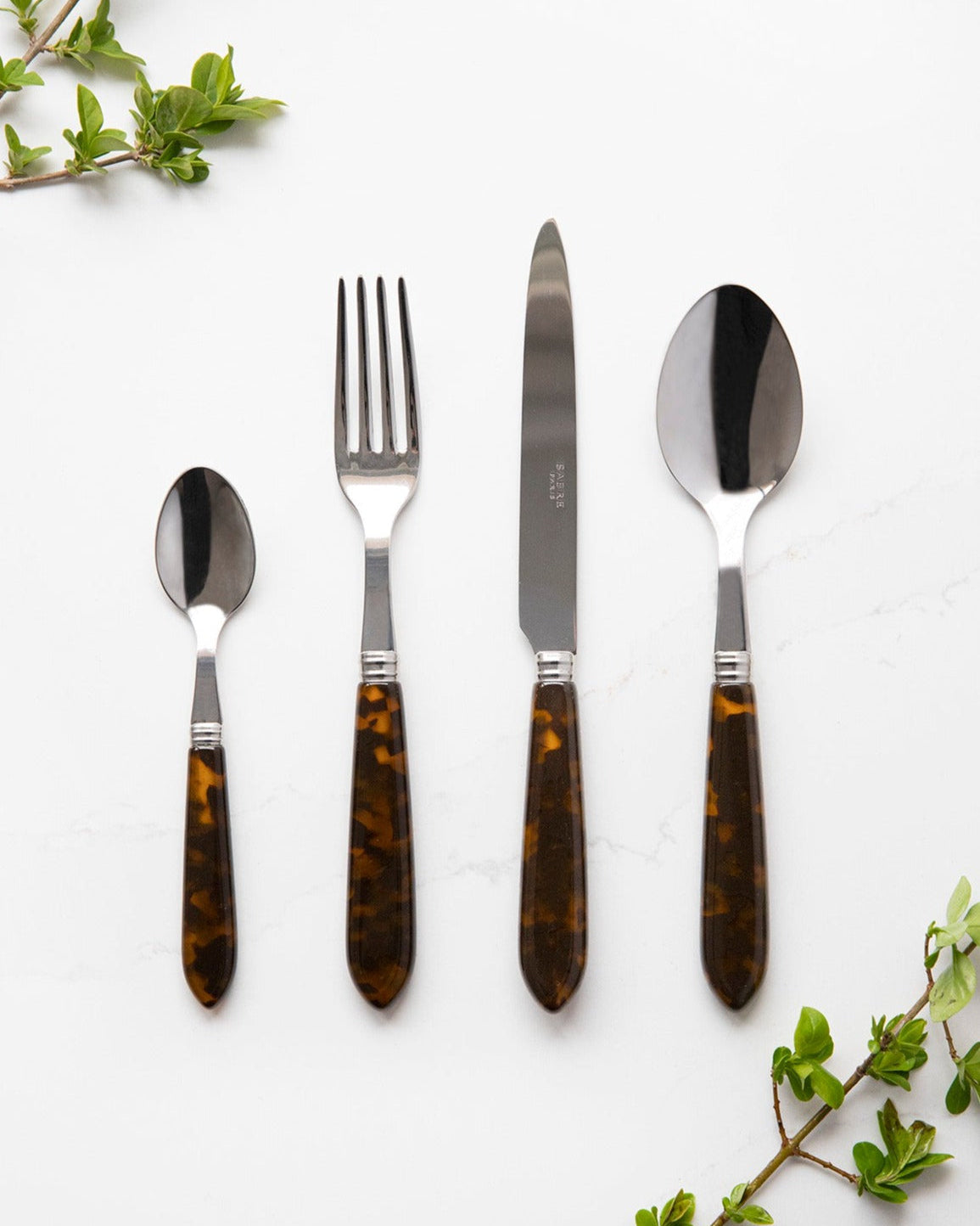 Tortoise Cutlery set - 24 piece