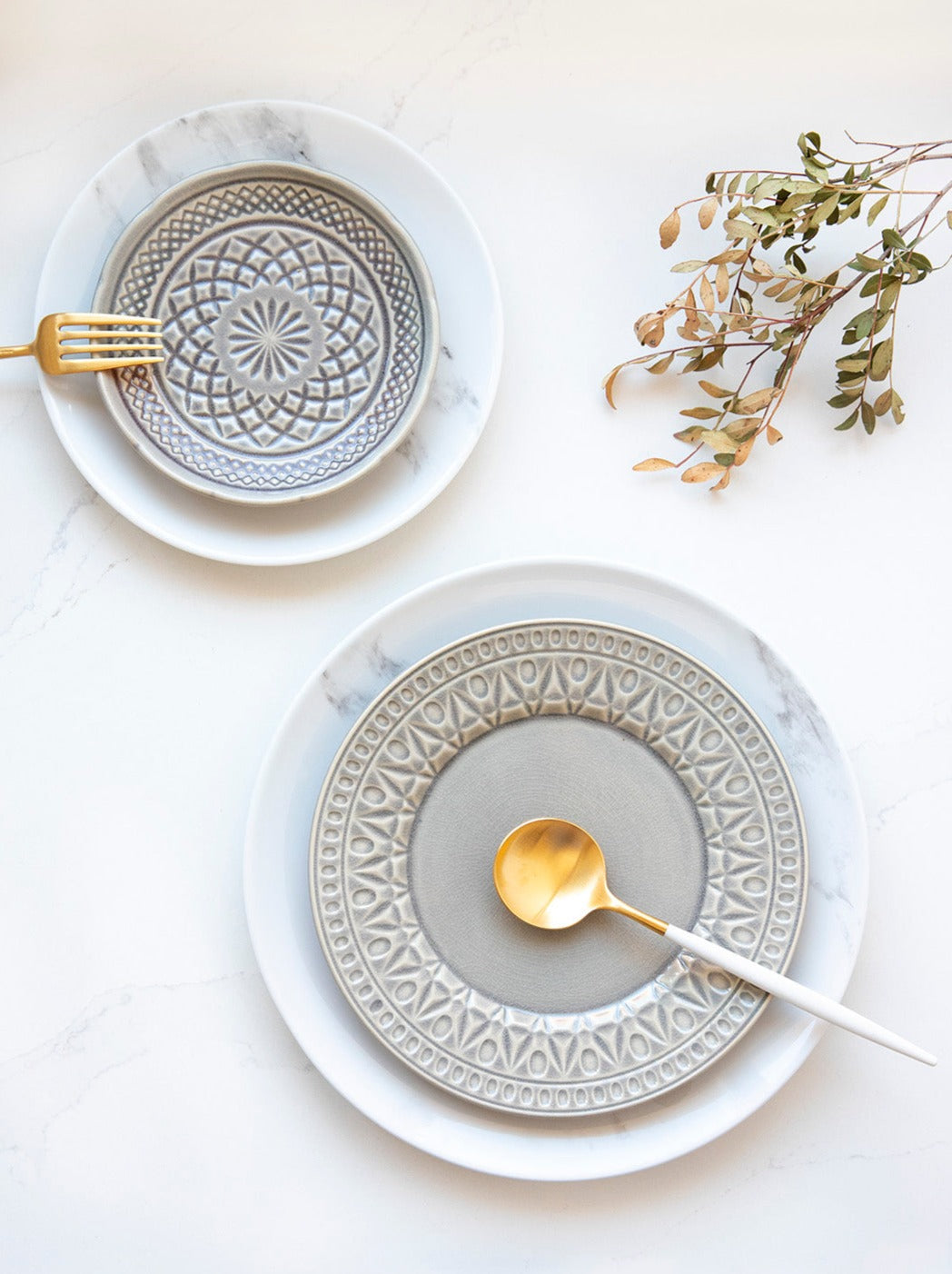Cutipol Goa White Gold Cutlery set - 4 Piece - – Bone & White